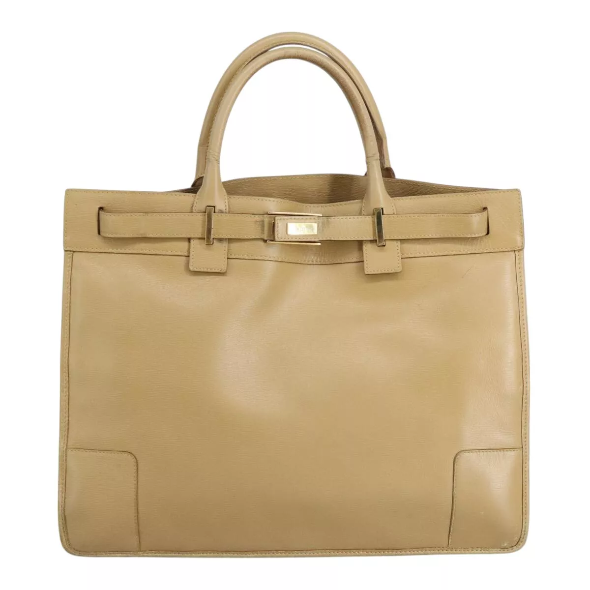Gucci light gold leather Birkin style satchel by Tom Ford – Alla Moda ...